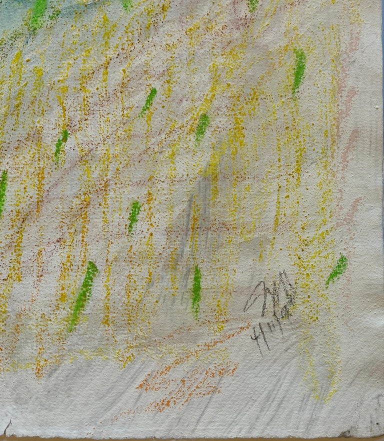 Jack Hooper - 1991 "Five Horses" Impressionist Landscape Drawing For ...