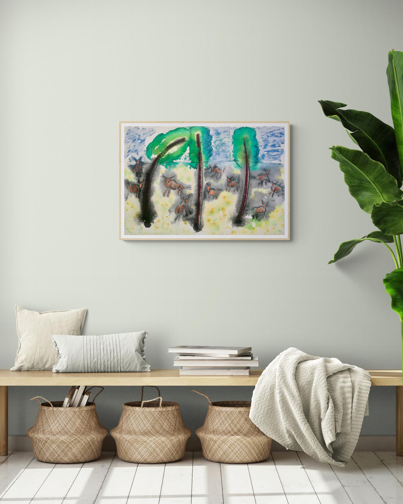 Jack Hooper - American Modern Artist Jack Hooper "Trees and Bulls ...