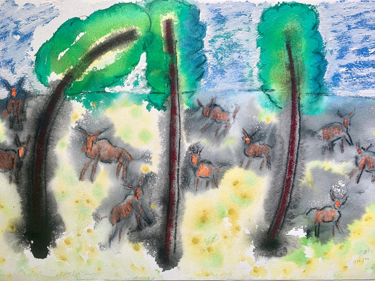Jack Hooper - American Modern Artist Jack Hooper "Trees and Bulls ...
