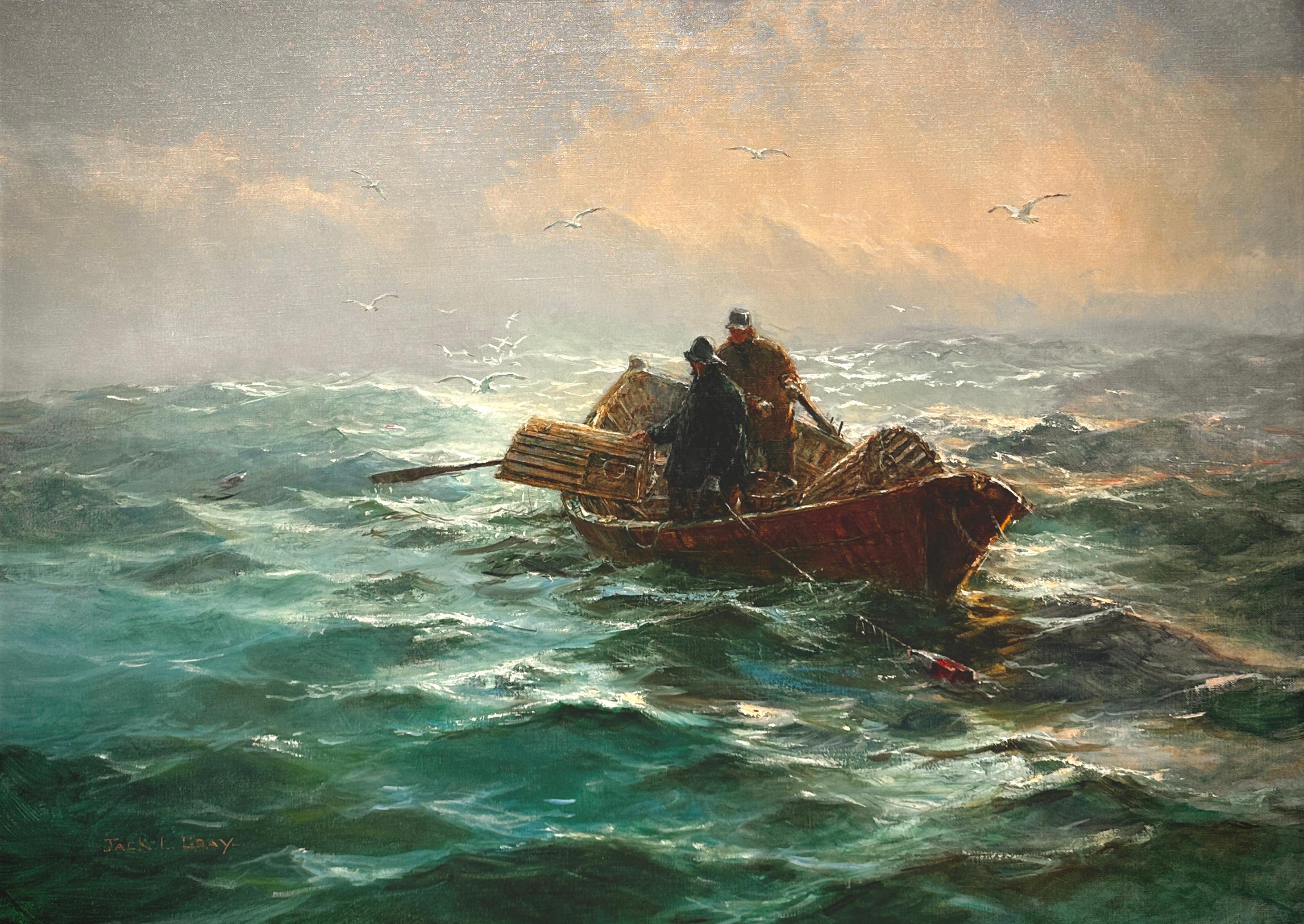 Jack L. Gray - "The Loberstermen" - Marine art, Canadian Artist ...
