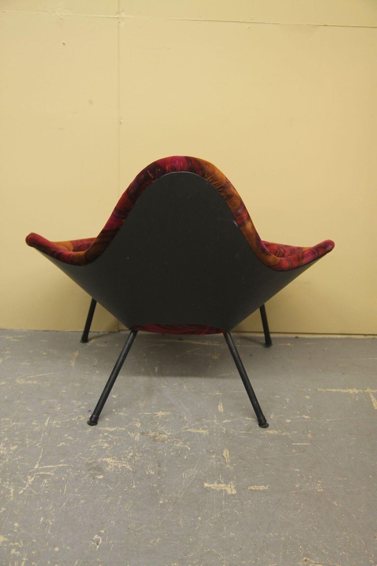 Jack Lenor Larsen Fabric Covered Mid Century Lounge Chair For Sale at ...