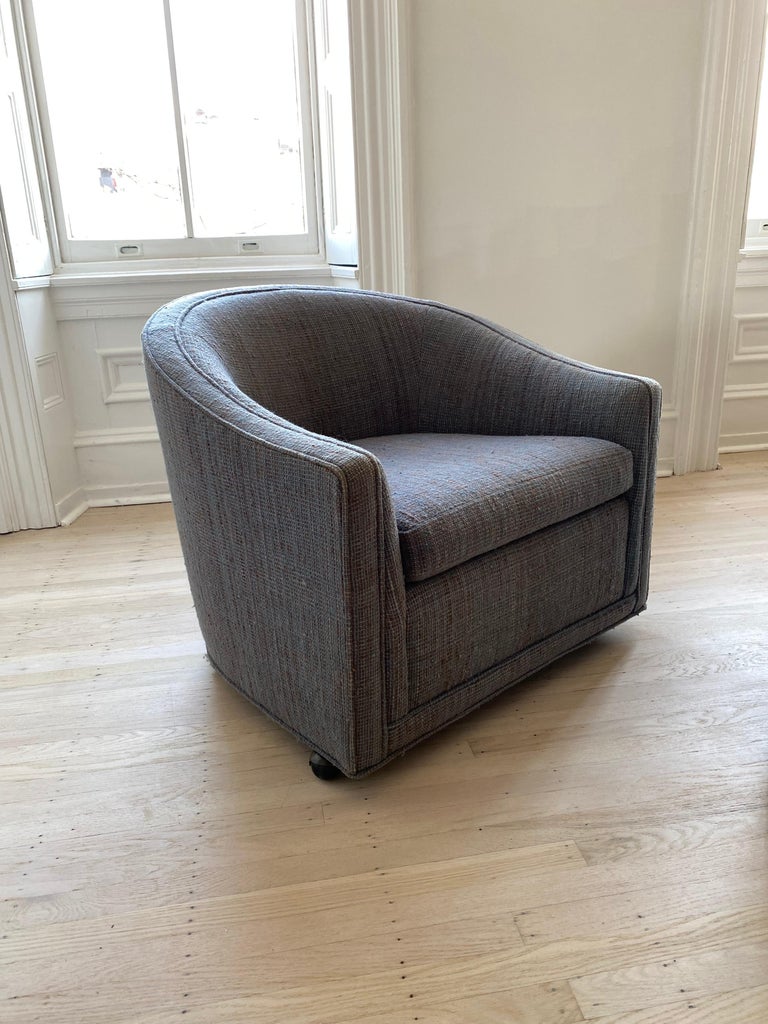 Benjamin Baldwin for Jack Lenor Larsen Furniture Company Barrel Chairs ...