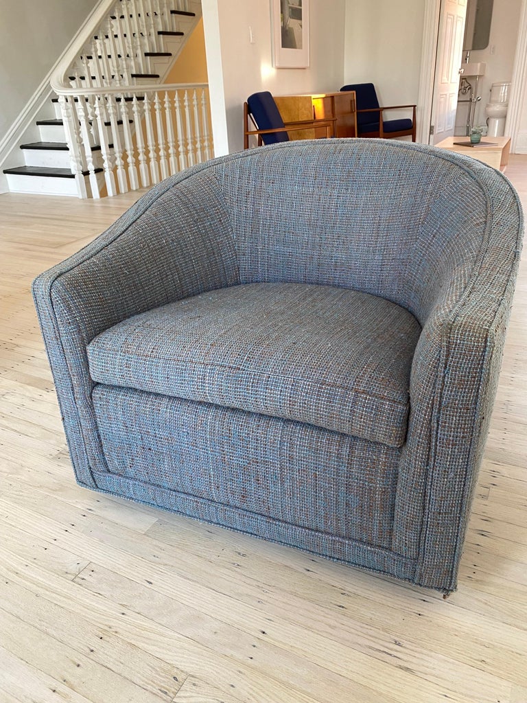 Benjamin Baldwin for Jack Lenor Larsen Furniture Company Barrel Chairs ...