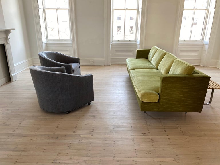 Benjamin Baldwin for Jack Lenor Larsen Furniture Company Barrel Chairs ...