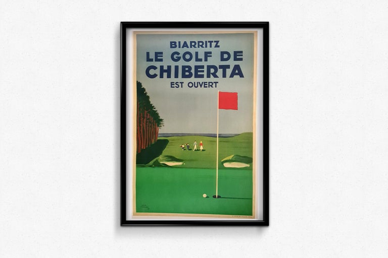 Jack Maxwell - Original poster made by Jack Maxwell in 1948 - Biarritz ...