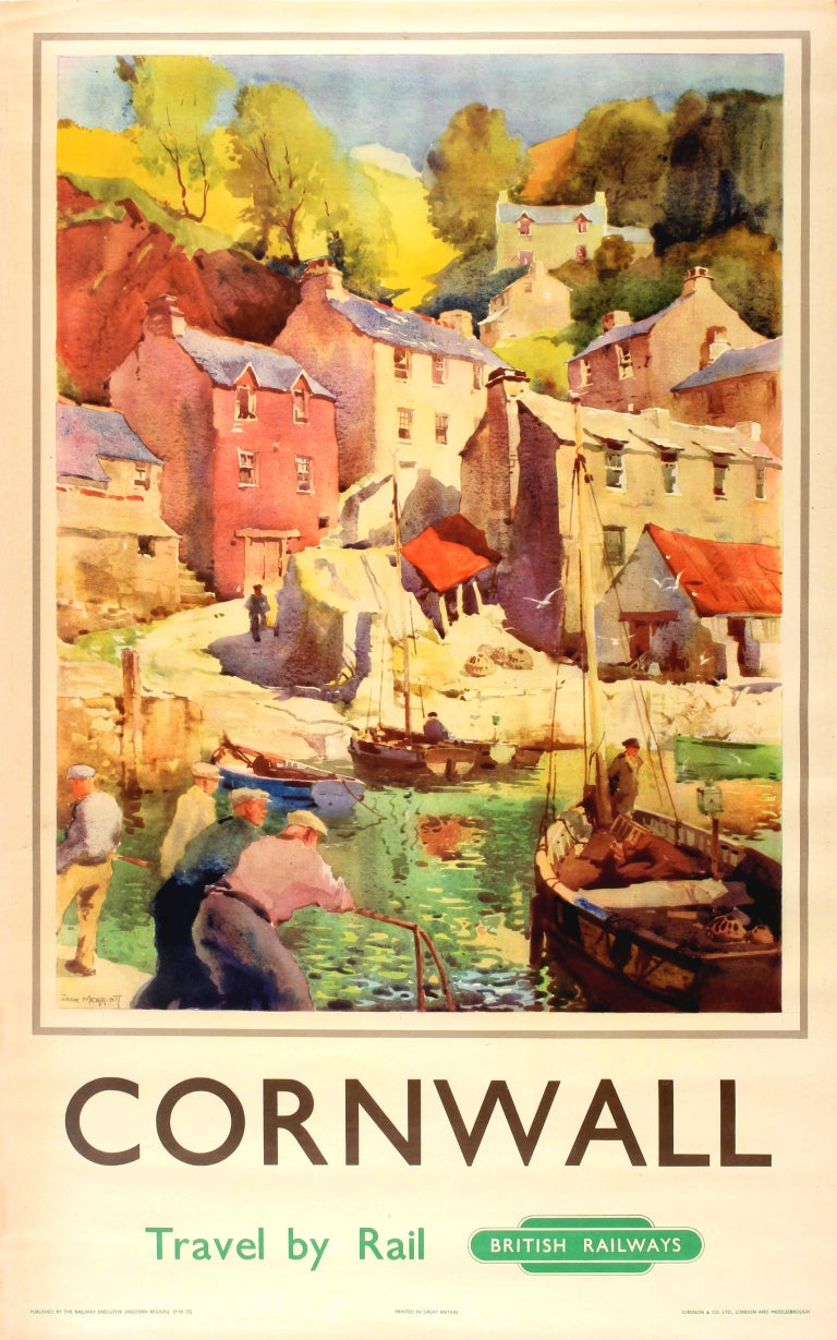 Jack Merriott - Original Vintage British Railways Poster For Cornwall ...
