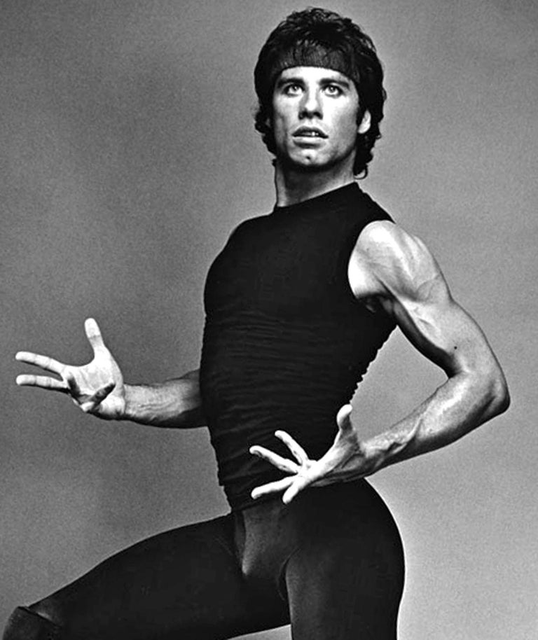 Jack Mitchell - 16 x 20" John Travolta as Tony Manero in 'Staying Alive ...