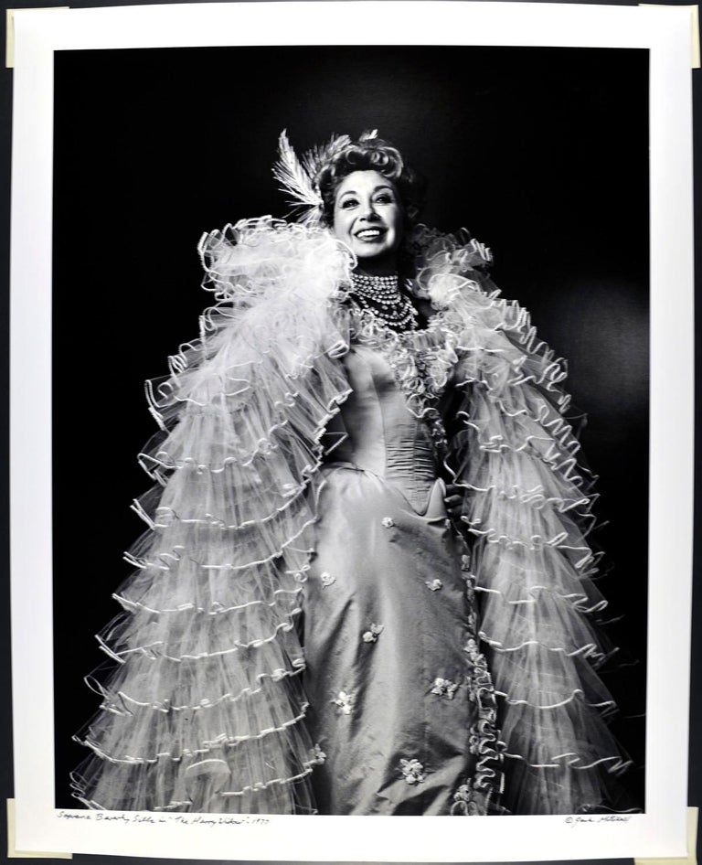 Jack Mitchell - 16 x 20" Operatic Soprano Beverly Sills, signed by Jack ...