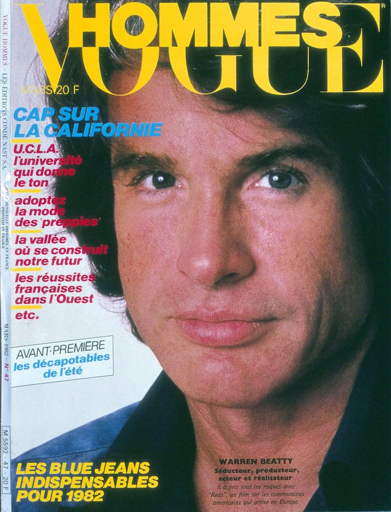 Jack Mitchell - 16 x 20" Warren Beatty, signed by Jack Mitchell For ...