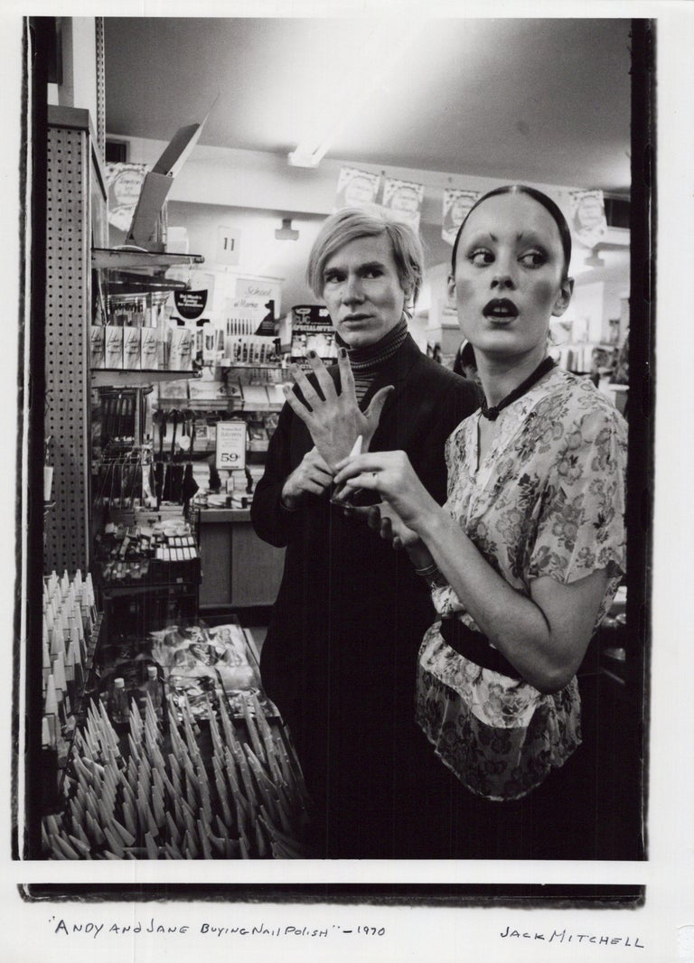 Jack Mitchell - Andy Warhol and Jane Forth Buying Cosmetics in a New ...