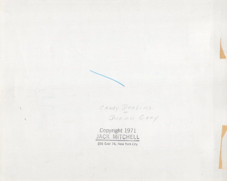 Jack Mitchell - Andy Warhol Superstar Candy Darling and Dorian Gray For ...