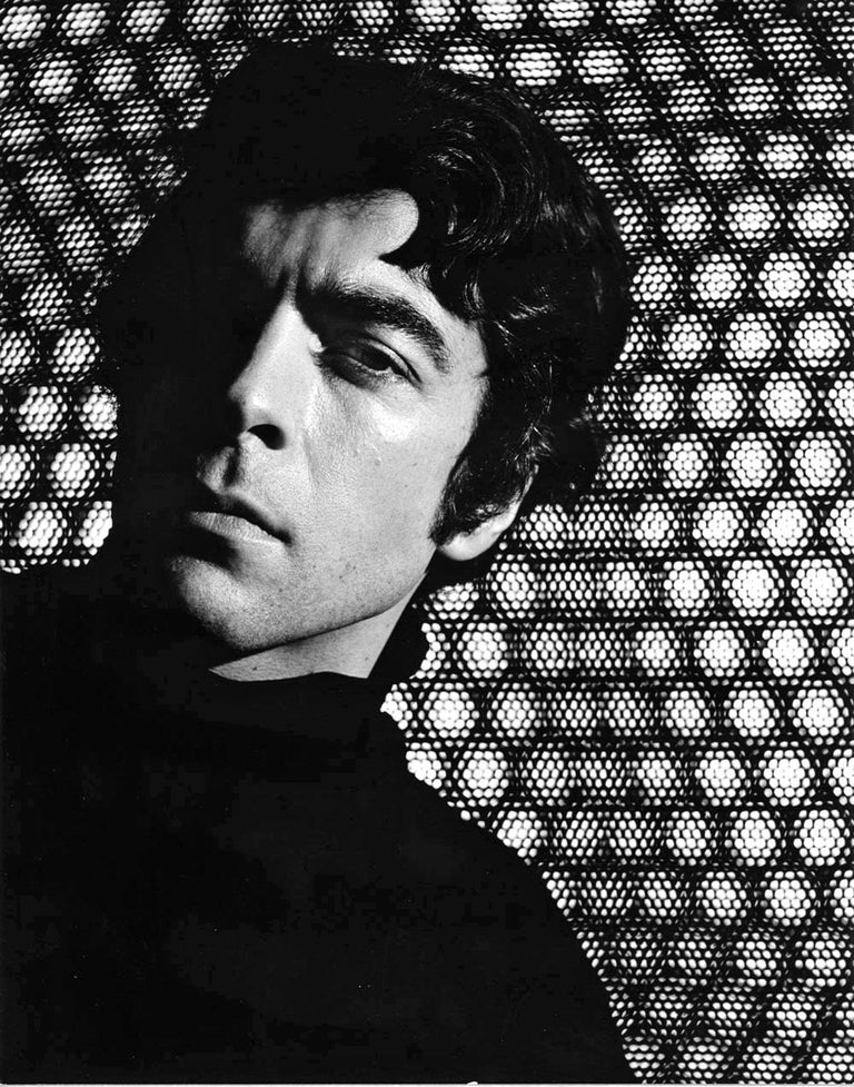 Jack Mitchell - Artist Josef Levi with his work, signed by Jack ...