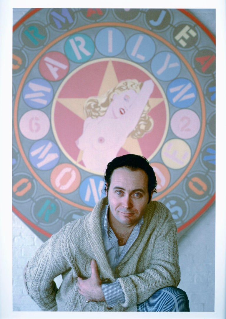 Jack Mitchell - Artist Robert Indiana in his Manhattan studio with new ...