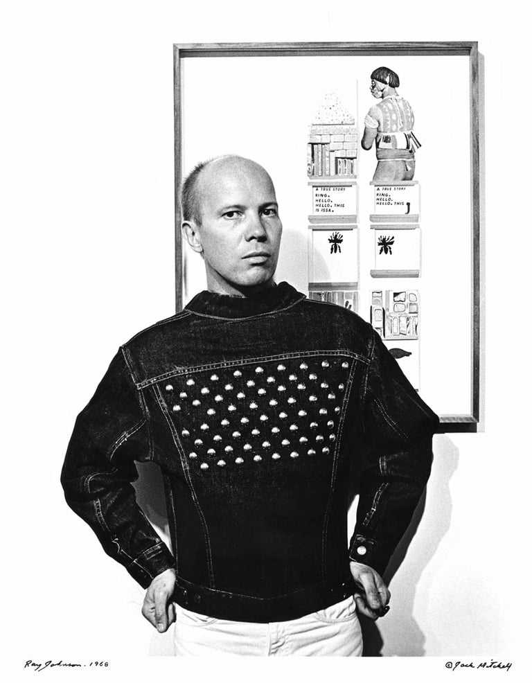 Jack Mitchell - Collagist and Correspondence Artist Ray Johnson, signed ...