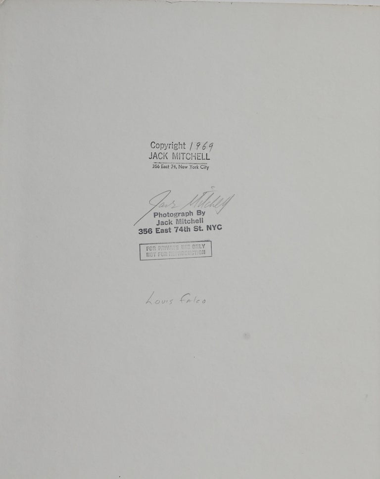 Jack Mitchell - Louis Falco Iconic Pose 1972 For Sale at 1stDibs