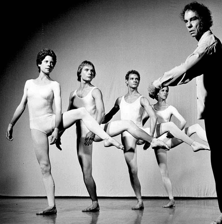 Jack Mitchell - Merce Cunningham Performing with his Dance Company For Sale at 1stDibs