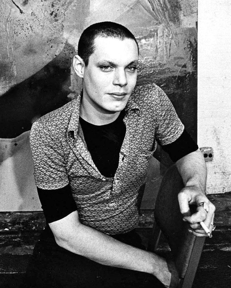 Jack Mitchell - Painter Stephen Mueller in his Manhattan Studio For ...