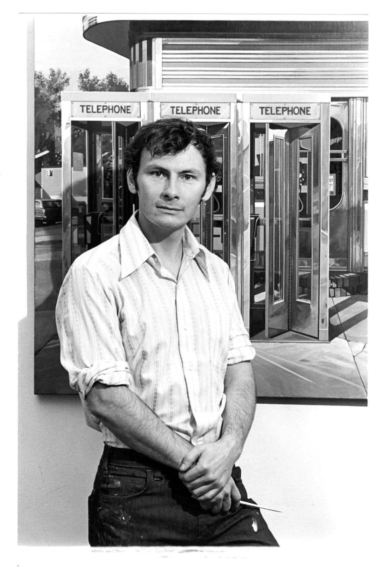 Jack Mitchell - Photorealist painter Richard Estes in his Manhattan ...