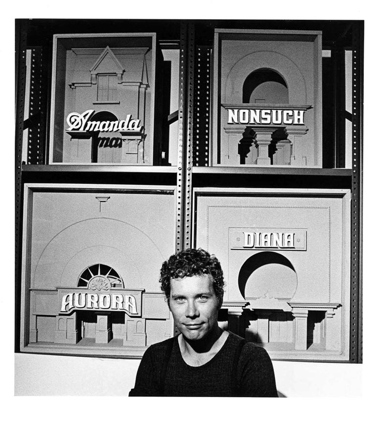 Jack Mitchell - Sculptor Cletus Johnson in his New York Studio with his ...