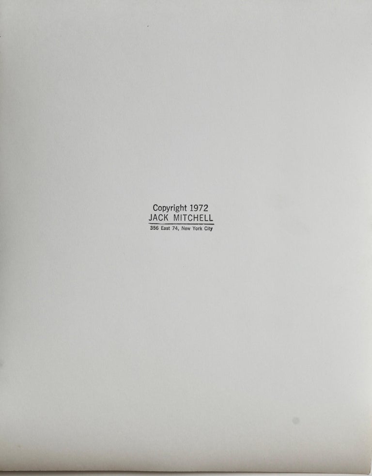 Jack Mitchell - Steven Jan Hoff Nude 1972 For Sale at 1stDibs