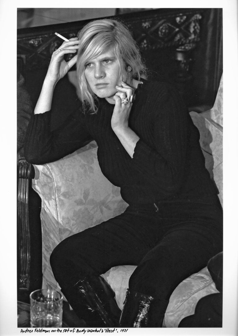 Jack Mitchell - Warhol Superstar Andrea Feldman on the set of Andy ...