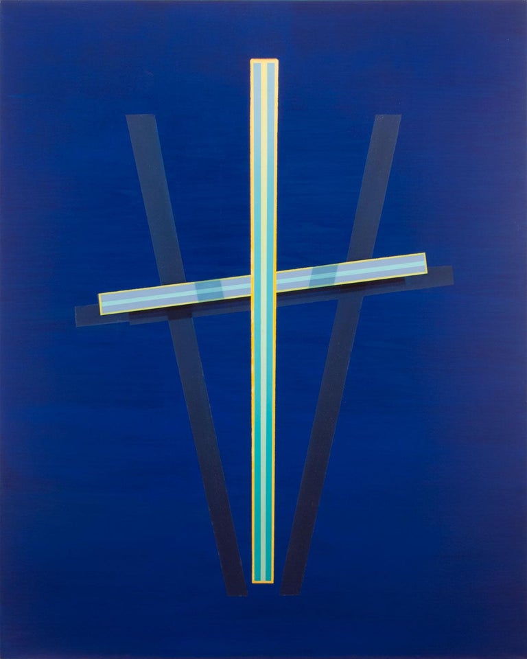 Jack Reilly - "Fascination" Large 5-Foot Original Abstract Acrylic on ...