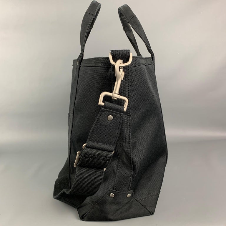 JACK SPADE Black Canvas Rectangle Tote Bag at 1stDibs