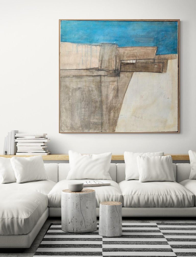 Jack Stuck - Large 1960 California "Abstract Landscape" Jack Stuck ...