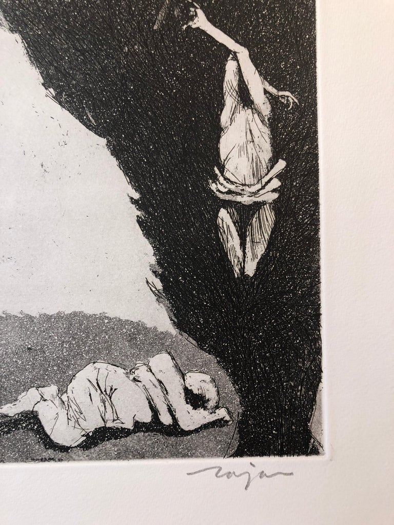 Jack Zajac - Surrealist Figurative Aquatint Etching California ...