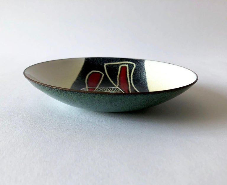 Jackson and Ellamarie Woolley Early 1950s California Modernist Enamel ...