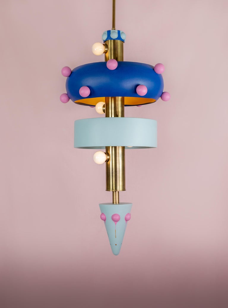 Jackson, Brass, Hand-Sculpted, Contemporary Chandelier, Kalin Asenov ...