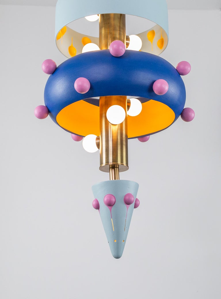Jackson, Brass, Hand-Sculpted, Contemporary Chandelier, Kalin Asenov ...