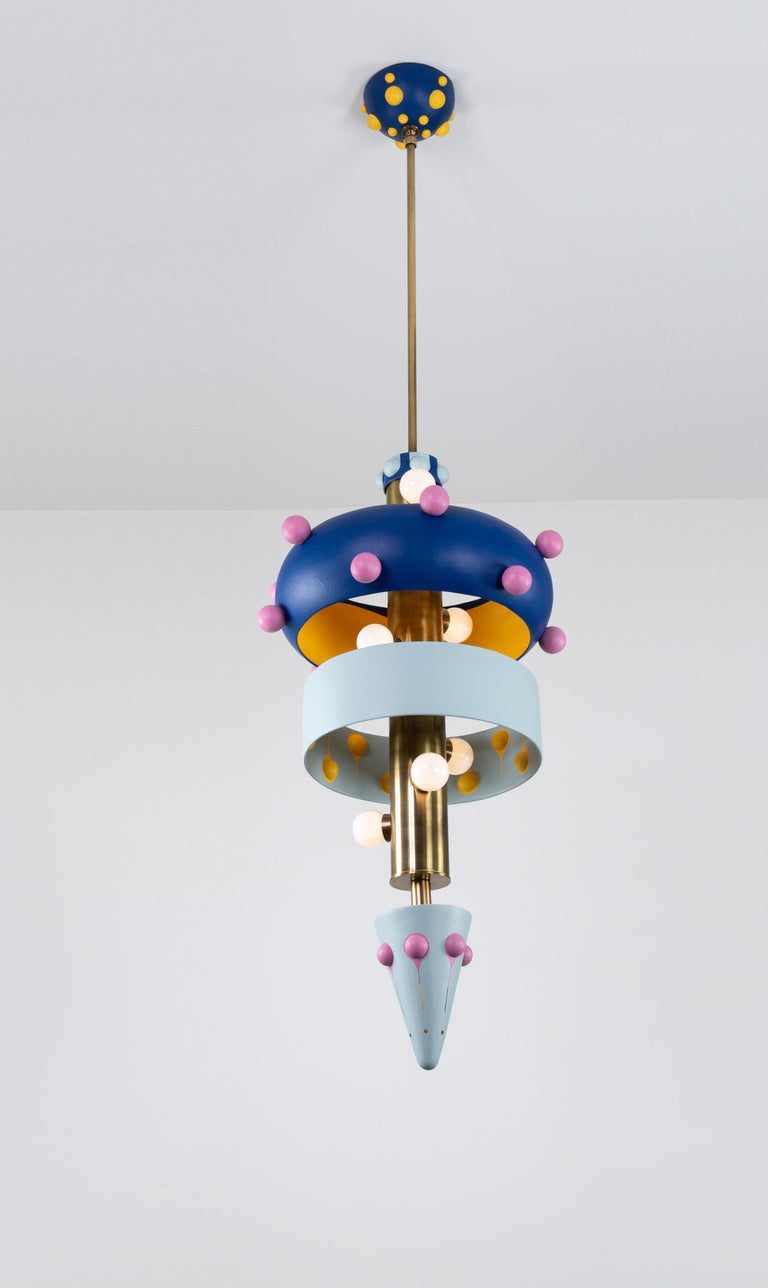 Jackson, Brass, Hand-Sculpted, Contemporary Chandelier, Kalin Asenov ...