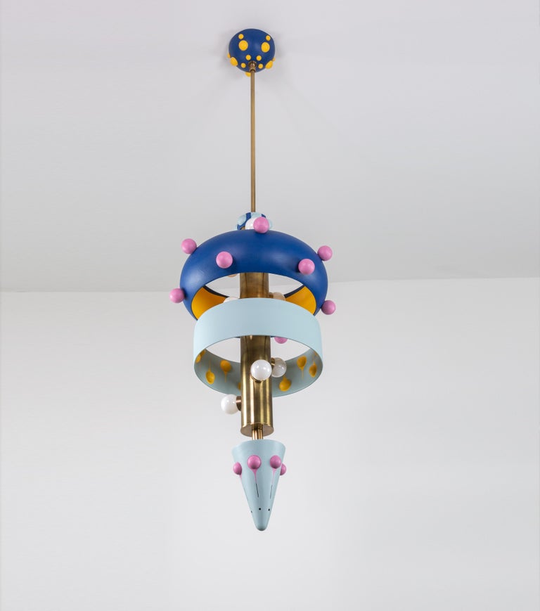 Jackson, Brass, Hand-Sculpted, Contemporary Chandelier, Kalin Asenov ...
