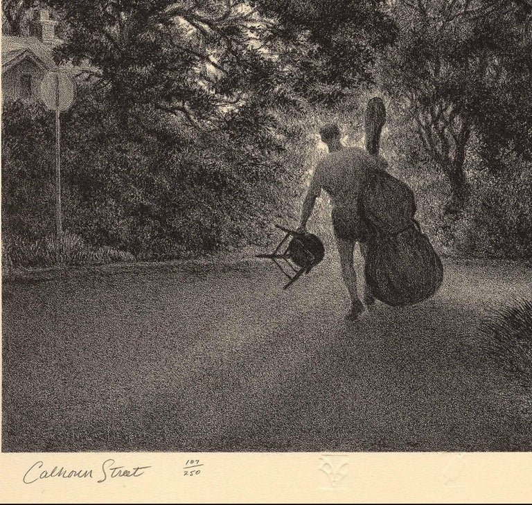 Jackson Lee Nesbitt - Calhoun Street (a bass violinist walking in ...