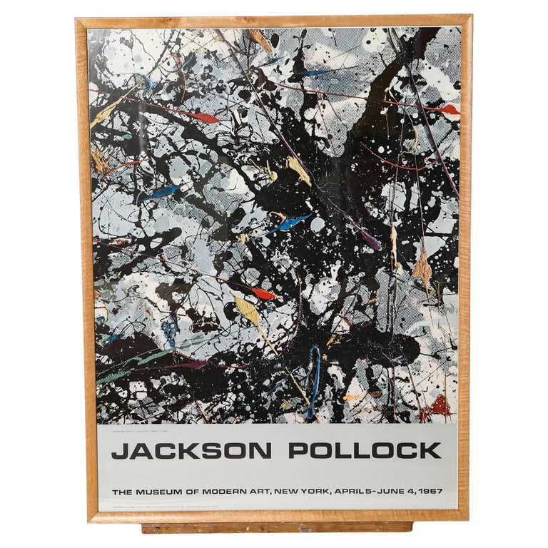 Jackson Pollock Poster MOMA, 1967 For Sale at 1stDibs