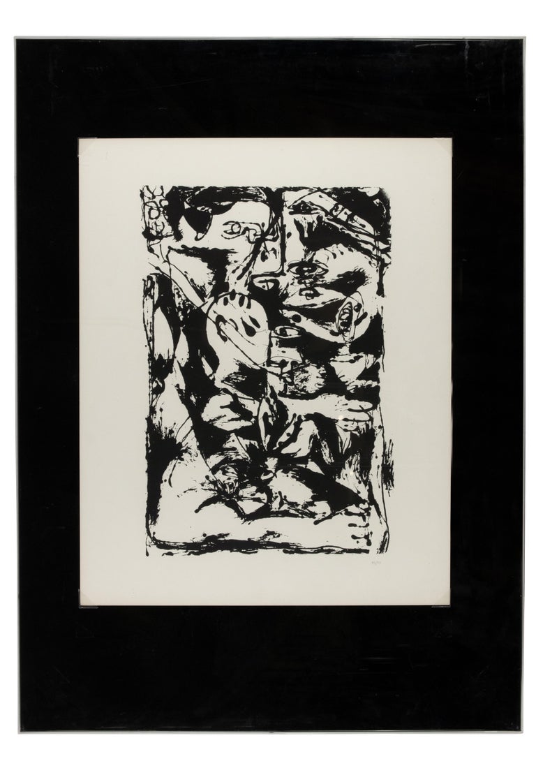 Jackson Pollock - Untitled - Expression no. 2 - Screen Print After ...