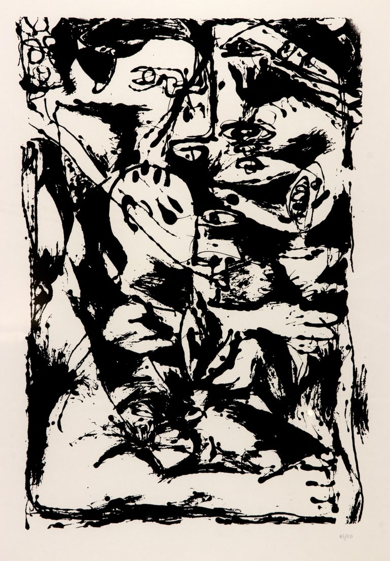 Jackson Pollock - Untitled - Expression no. 2 - Screen Print After ...