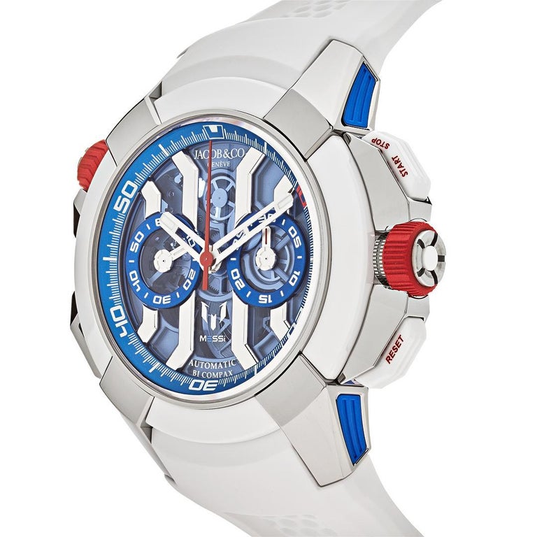 Jacob and Co. Epic x Chrono Messi Titanium Limited to 180pcs EC313.20 ...