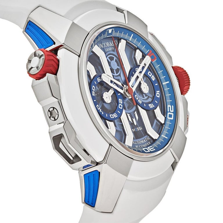 Jacob and Co. Epic x Chrono Messi Titanium Limited to 180pcs EC313.20 ...