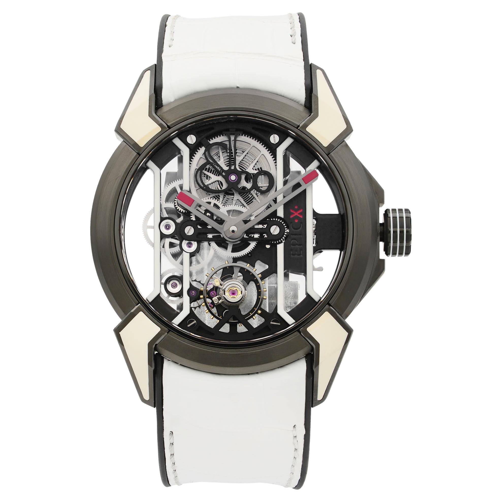 Jacob and Co. Epic X Skeleton Titanium Hand-Wind Men’s Watch EX100.21 ...