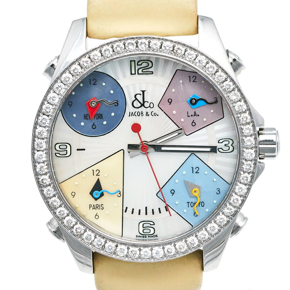 Jacob and Co. Multi-Color Mother of Pearl Diamond Five Women's ...