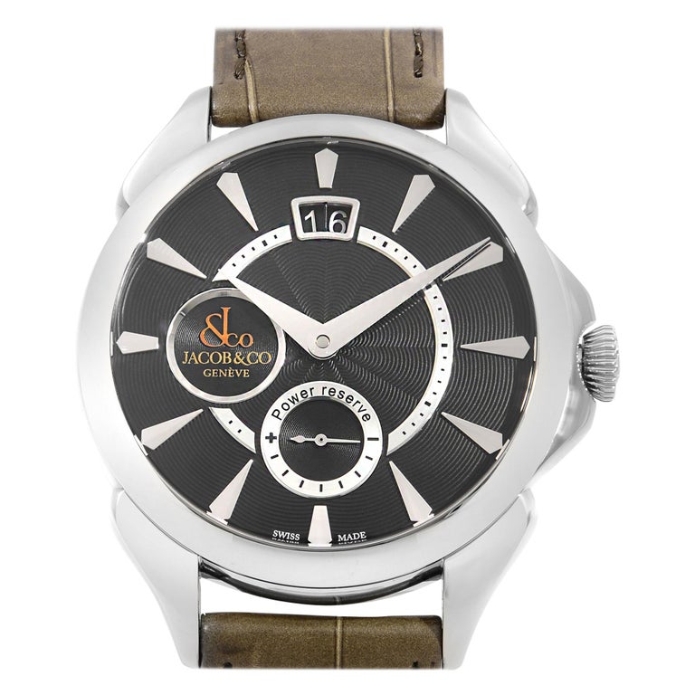 Jacob and Co. Palatial Classic Stainless Hand-Wind Men's Watch PC400.10 ...