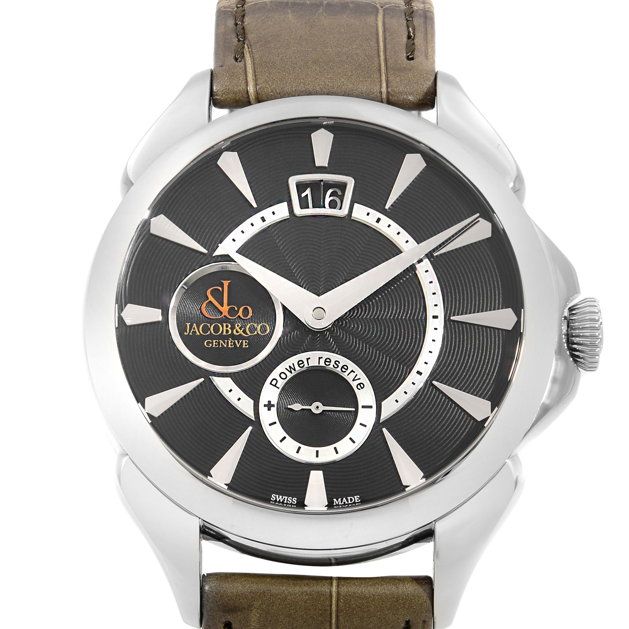 Jacob and Co. Palatial Classic Stainless Hand-Wind Men's Watch PC400.10.NS.NF.A at 1stDibs ...
