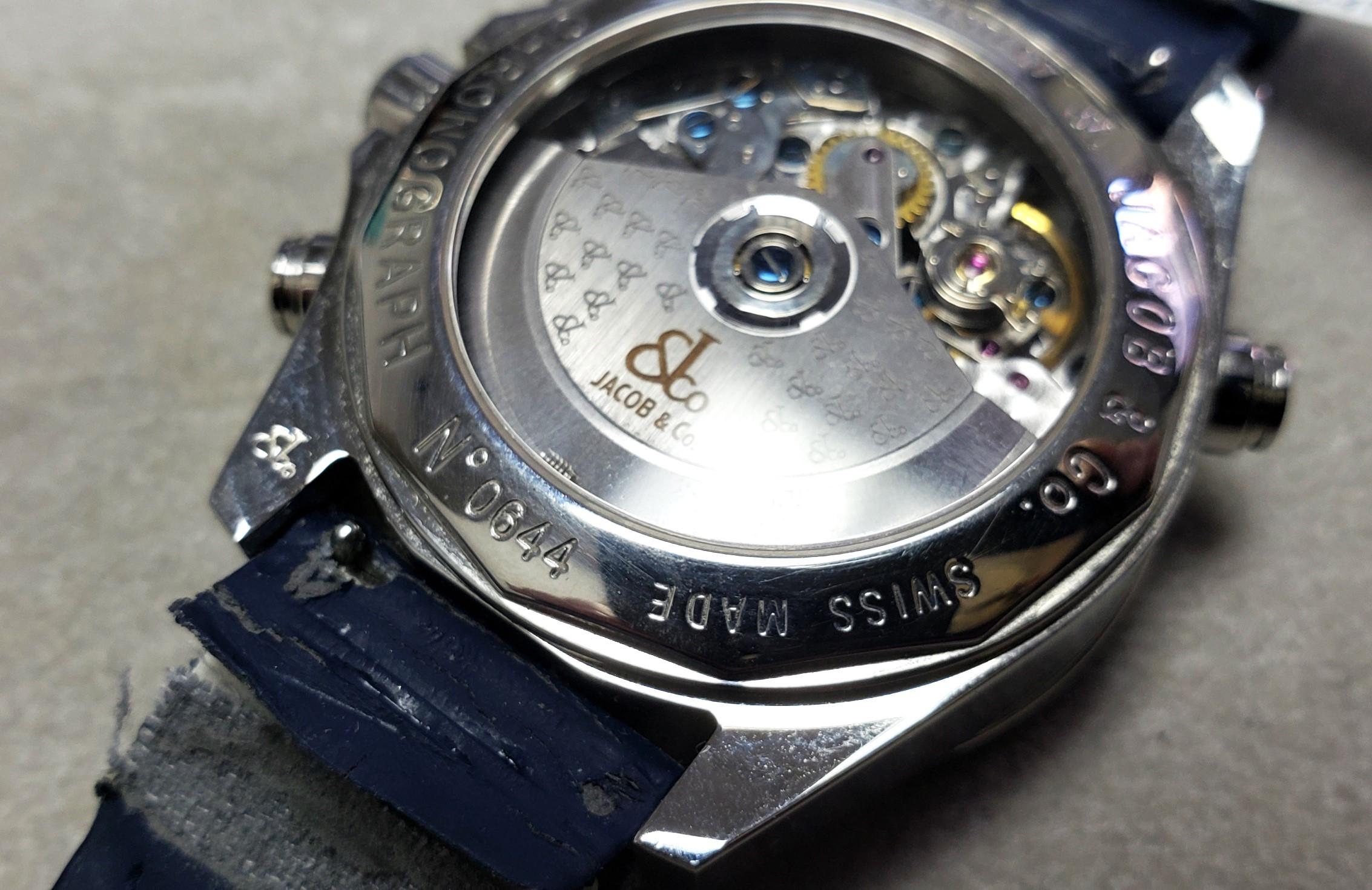 Jacob and Co. SNICKERS Stainless Steel Diamond Automatic Chronograph ...