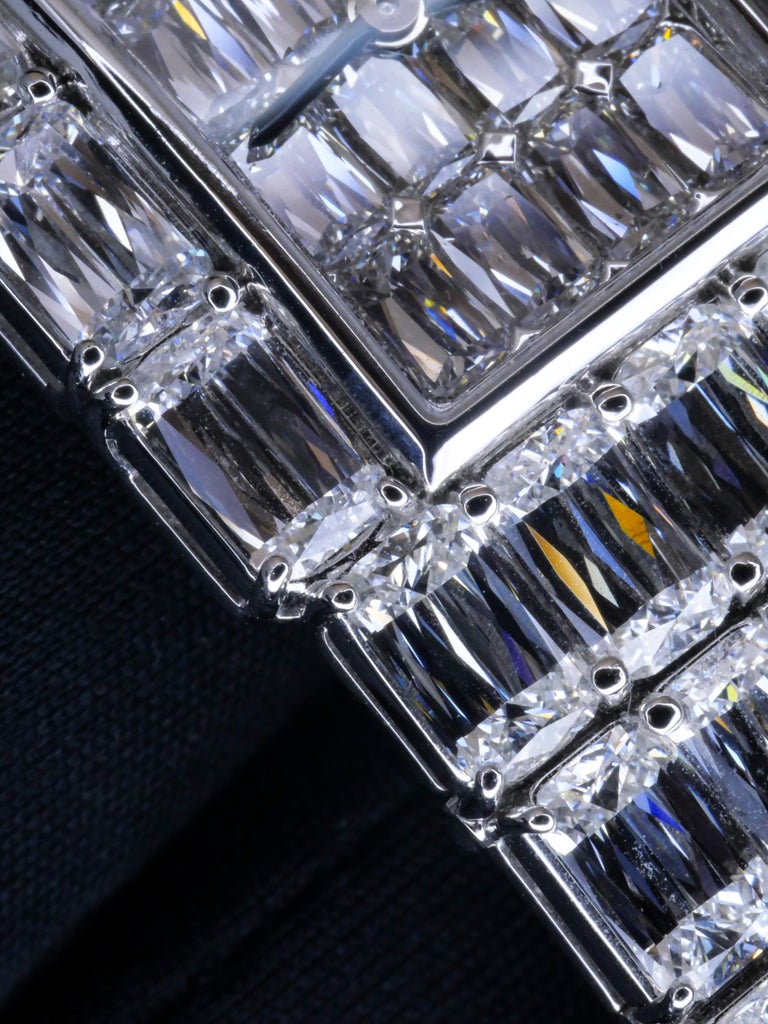 Jacob and Co White Gold Diamond Boutique Edition Wristwatch For Sale at ...