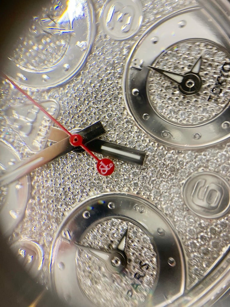 Jacob and Company 5 Time Zone Diamond Watch at 1stDibs