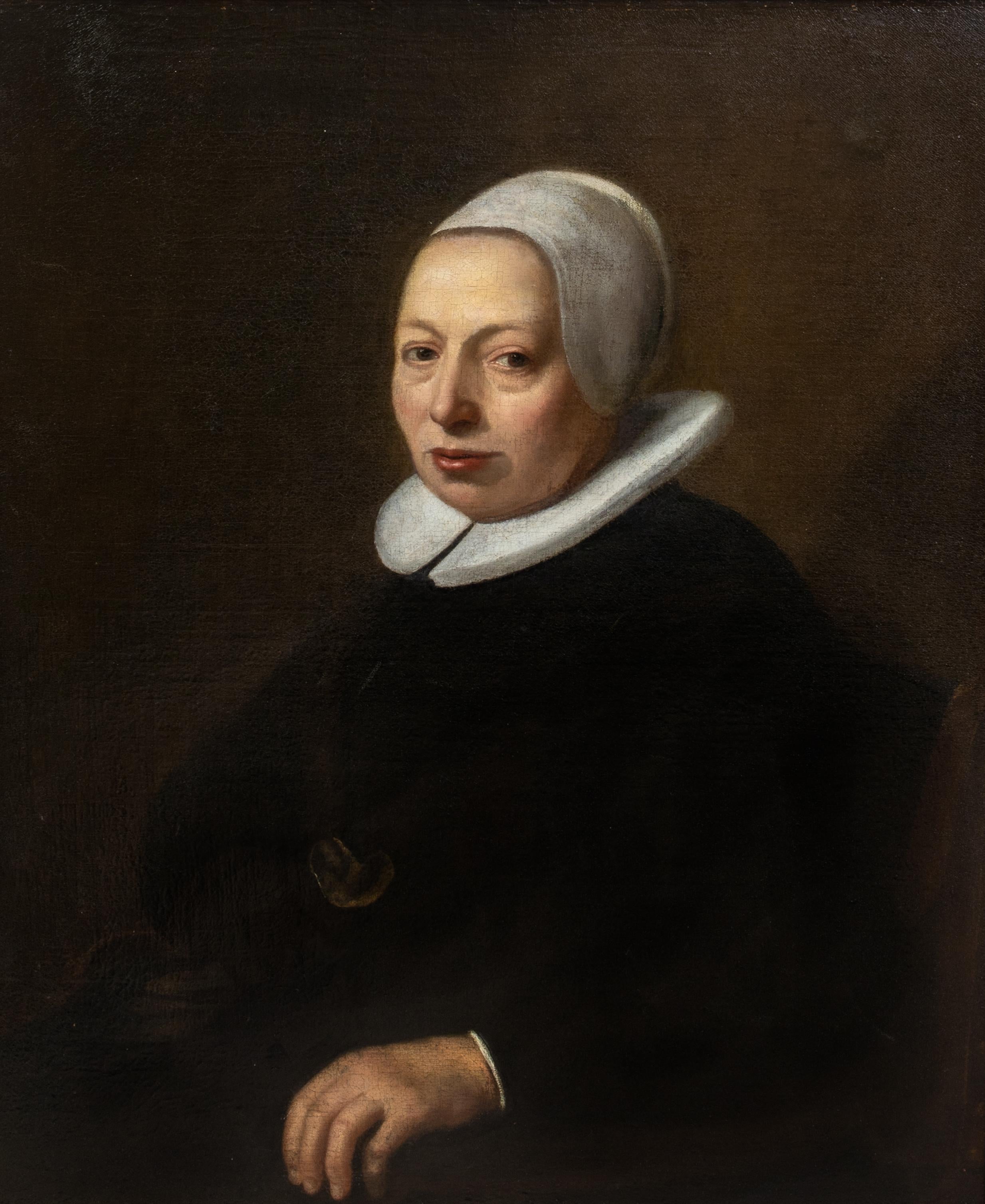 Portrait Of Mrs Backer, The Artists Mother, 17th Century For Sale at ...