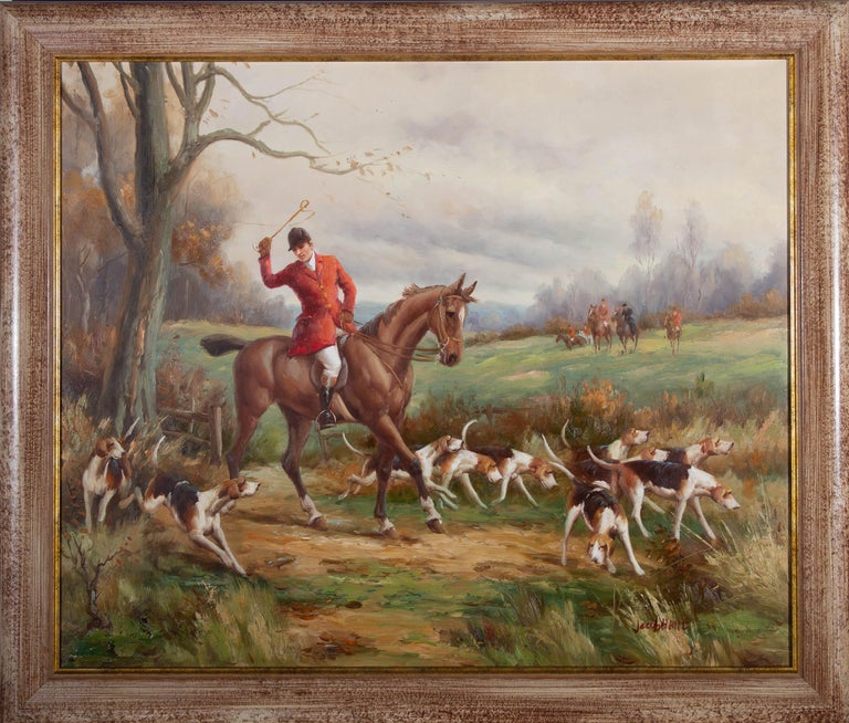 Jacob Hart - Jacob Hart - Contemporary Oil, Picking Up the Scent For ...