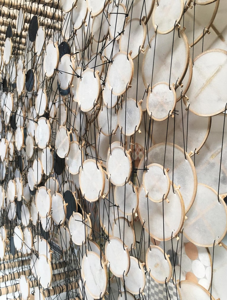 Jacob Hashimoto - Wall Sculpture, Wood, Acrylic, Bamboo, Paper, and ...